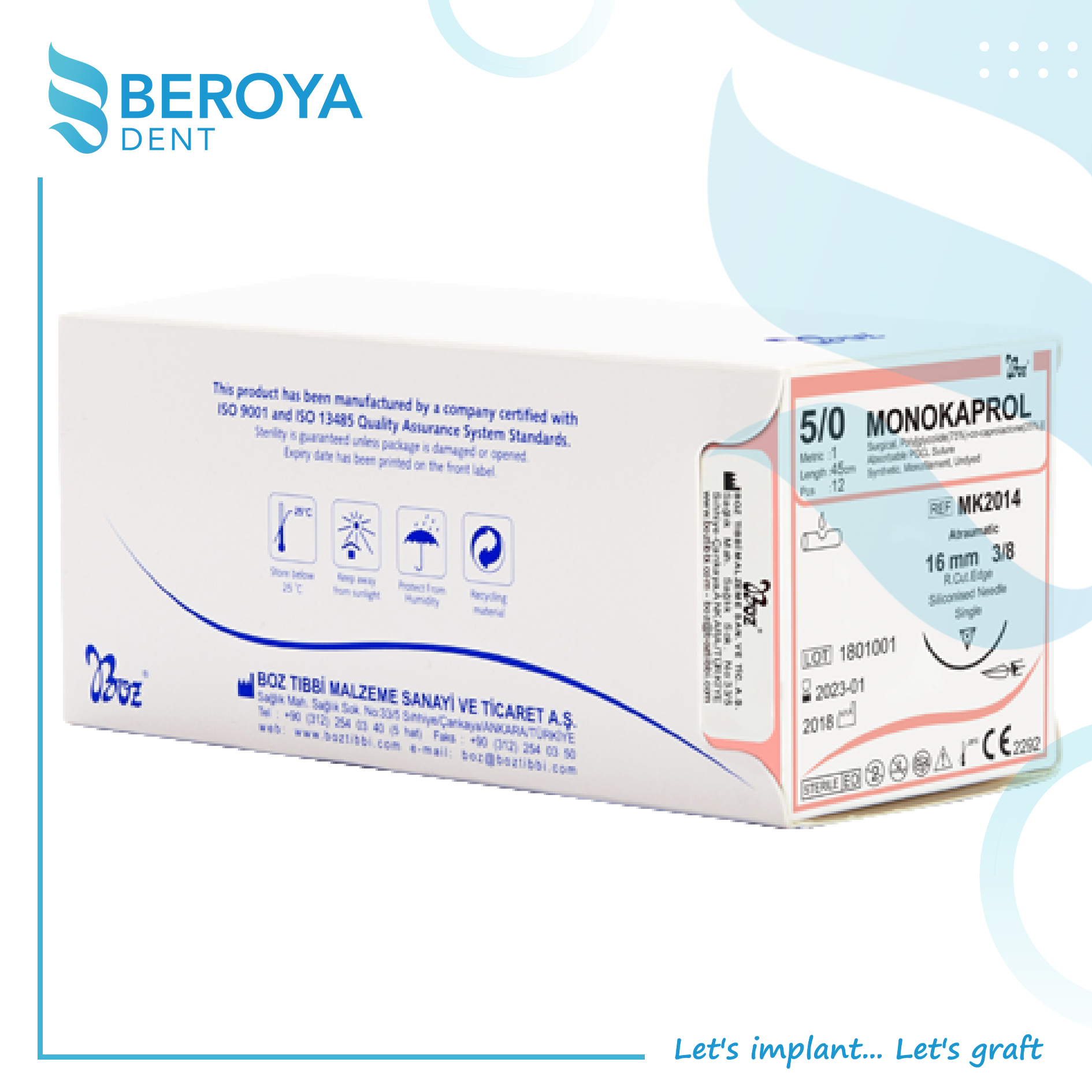 BOZ- MONOKAPROL- Poly[glycolide(75%)-co-caprolactone(25%)-(PGCL ...