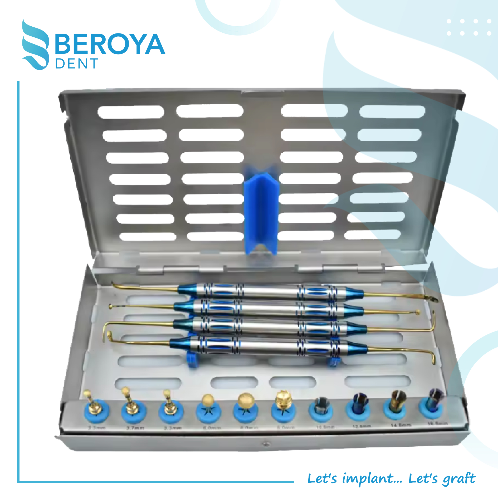 Advanced External Sinus lifting Drills And Elevators Kit – beroyadent.com